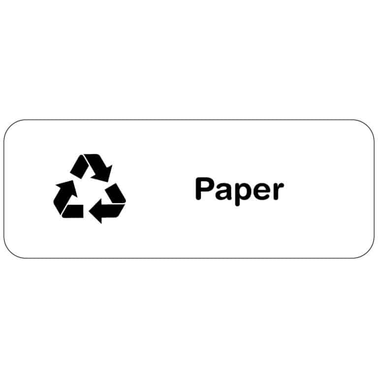 Bin Label Transparent – PAPER – for Bin Identification - Friendlypak