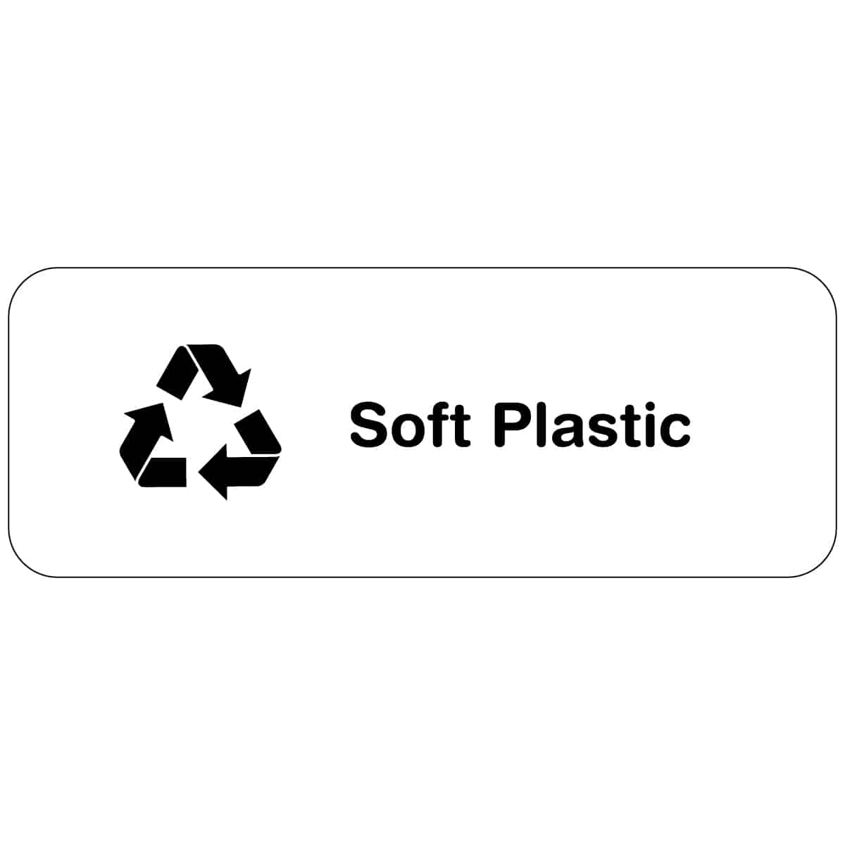 Bin Label Transparent – SOFT PLASTIC – for Bin Identification - Friendlypak