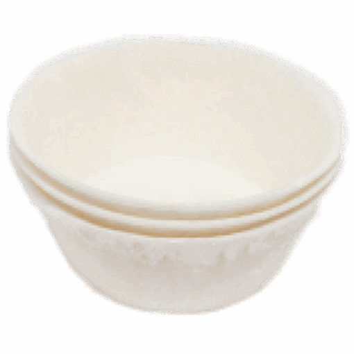 Bowl Potatopak round natural 350ml 12 x 4.5cm - Friendlypak