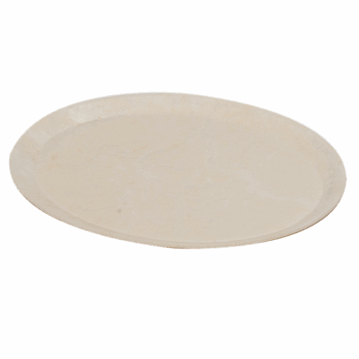 Plate Potatopak oval Small natural 20 x 15 x 1 cm - Friendlypak