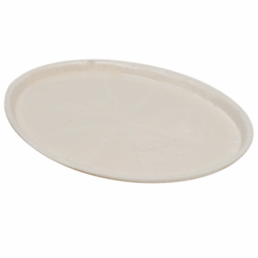 Plate Potatopak oval Medium natural 27 x 20 x 1 cm - Friendlypak