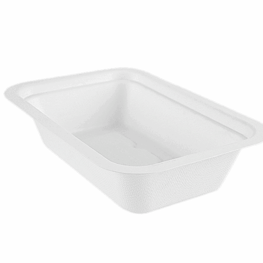 Punnet Sugar Cane 550ml brim 19 x 13 x 4.5cm (fits V3 Lid) - Friendlypak