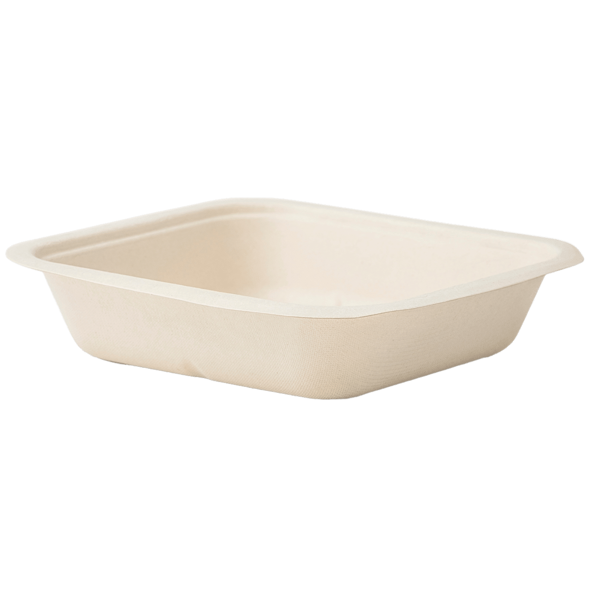 Punnet Sugar Cane 850ml brim 19 x 18 x 4.5cm Natural (fits V4 Lid ...